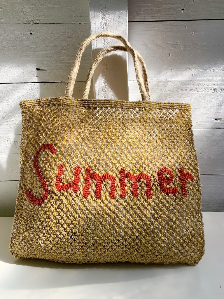The Jacksons Summer Jute Bag Large