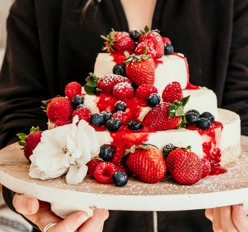 White Chocolate Cheesecake with Berries Recipe