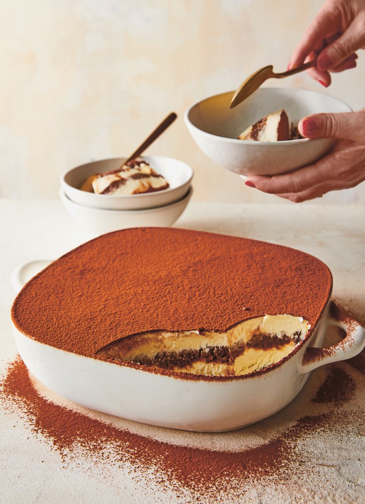 Tiramisu With White Chocolate Ice Cream & Coffee Soak Recipe by Kirsten ...